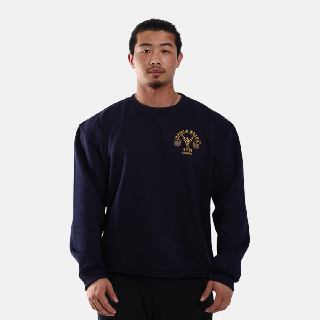 MW Crew Neck Navy – MW Gym Apparel